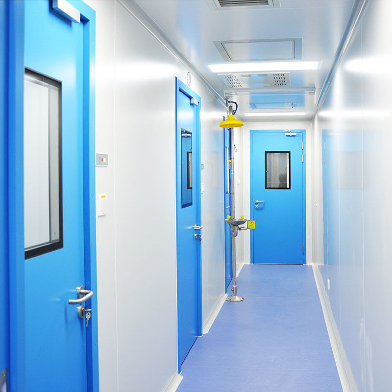 CE Modular Cleanroom Sandwich Panel FFU Fan Filter Unit For Turnkey ...